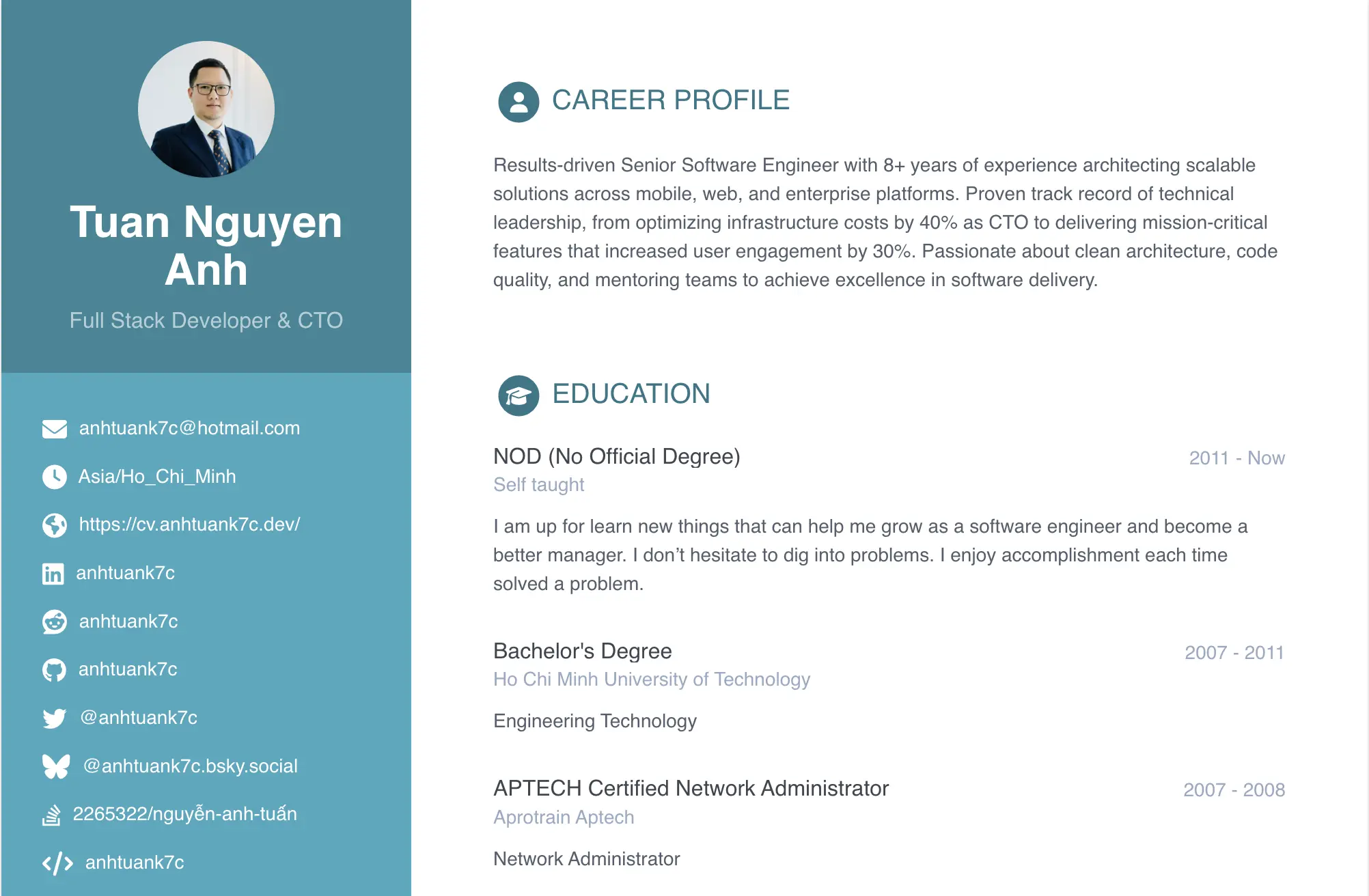 Tuan Nguyen Anh Resume